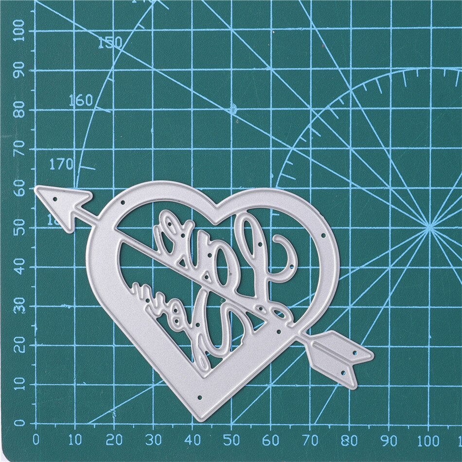 Eastshape vous aime coeur flèche matrices de décou... – Grandado