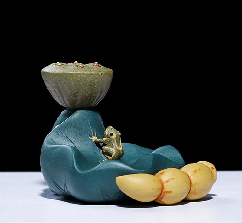 Yixing Purple Clay Lotus Root Frog Teapet ZiSha Ha... – Grandado