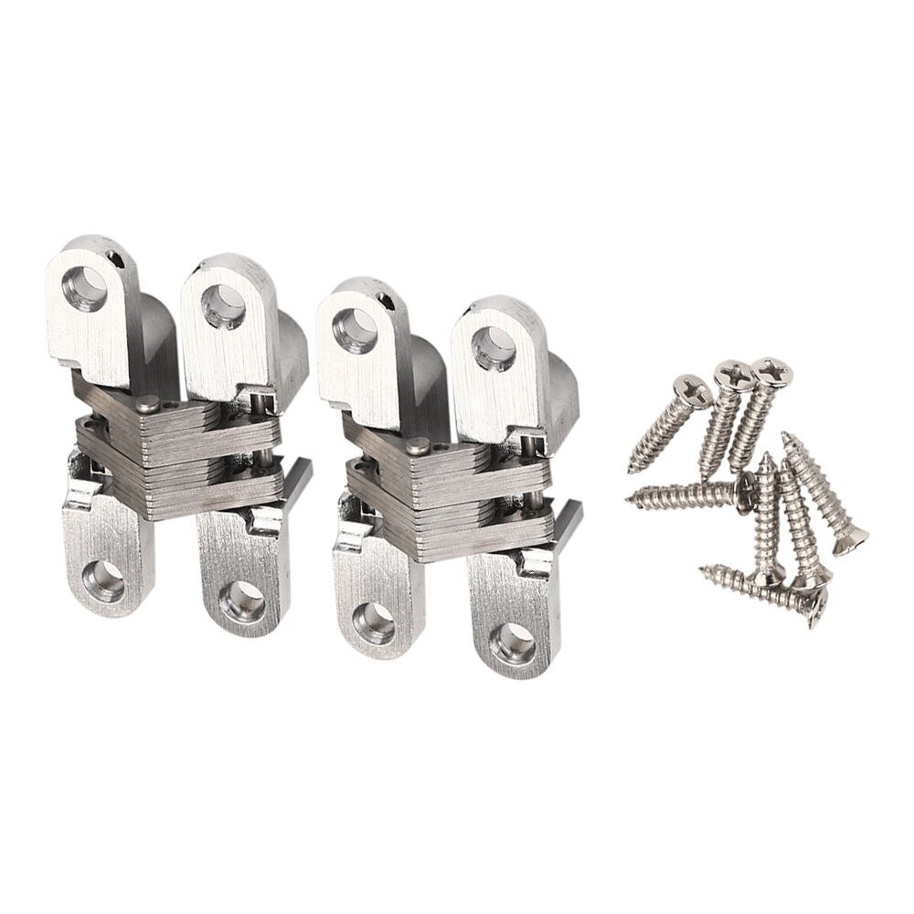 2pcs Stainless Steel Hidden Cross Hinge 60mm Built... – Grandado