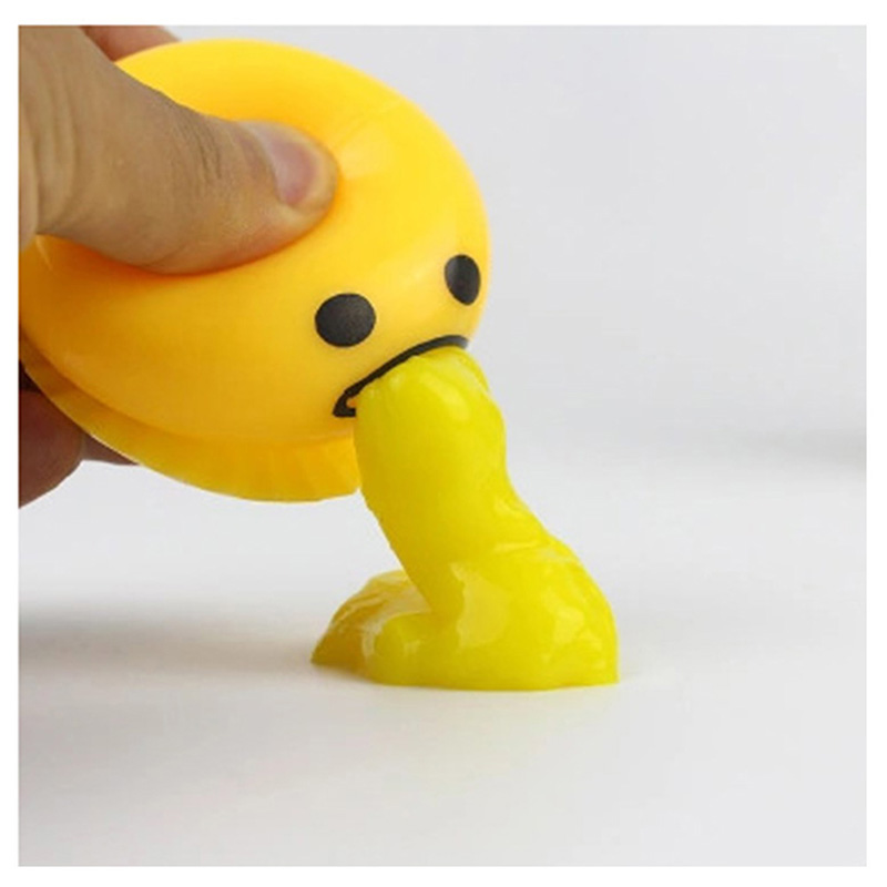 Egg Yolk Stop Stress Reliever Fun Yellow Vomiting ... – Grandado