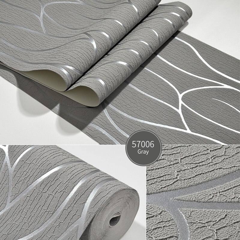 Roll Behang Moderne Eenvoudige Curve 3D Behang Hoo... – Vicedeal