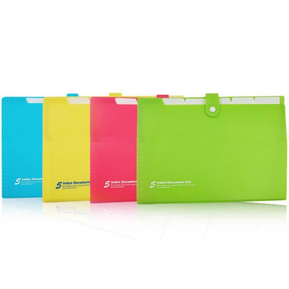 Deli 5pcs File Folder Organ Bag A4 Organizer Paper... – Vicedeal