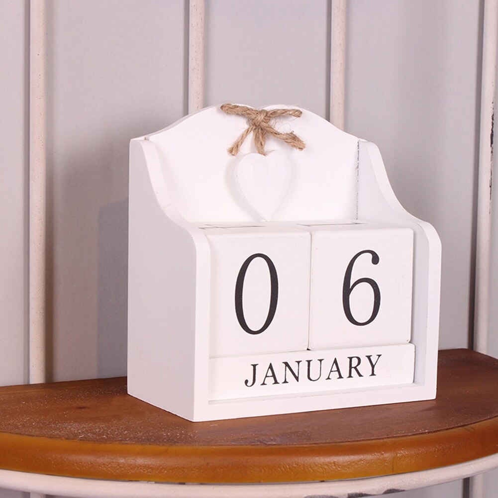 Calendario de madera DIY, bloques de calendario de... – Grandado
