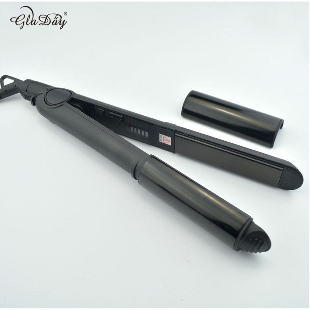 2 in 1 Flat Iron Straightening Irons Styling Tools... – Grandado