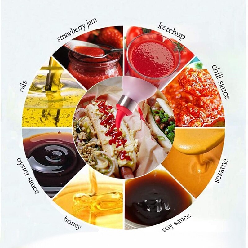 Paquete de 3 botellas para apretar condimentos, bo... – Grandado