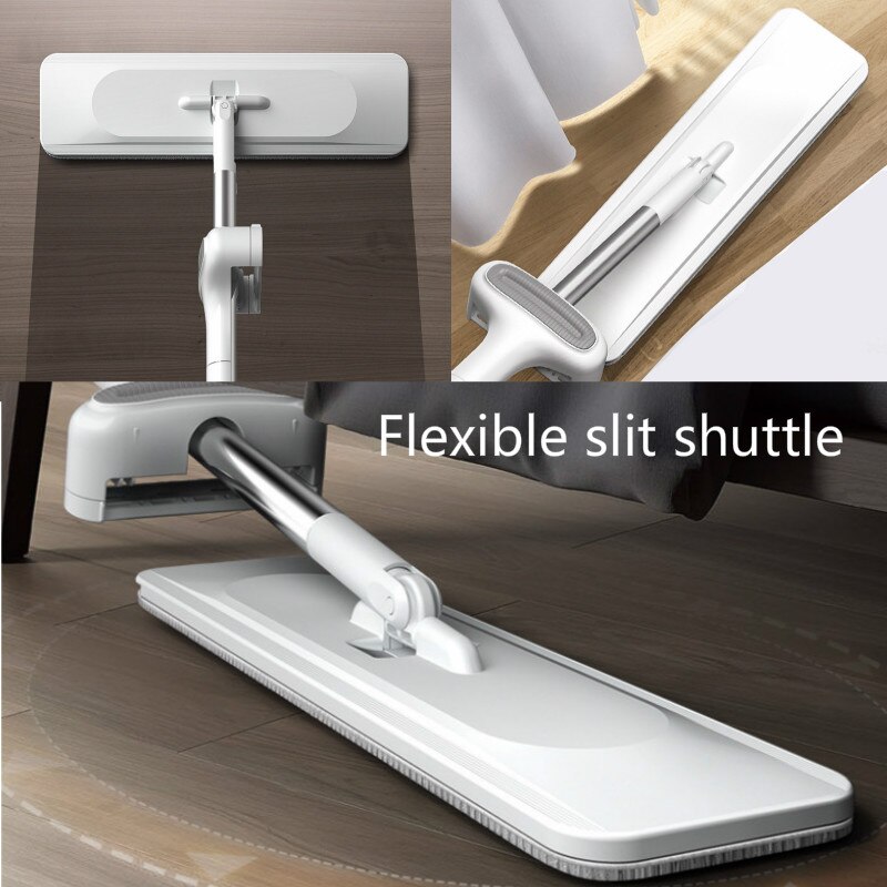 Squeeze Mop Wash for Floor Flat Hand Free Magic Ho... – Grandado