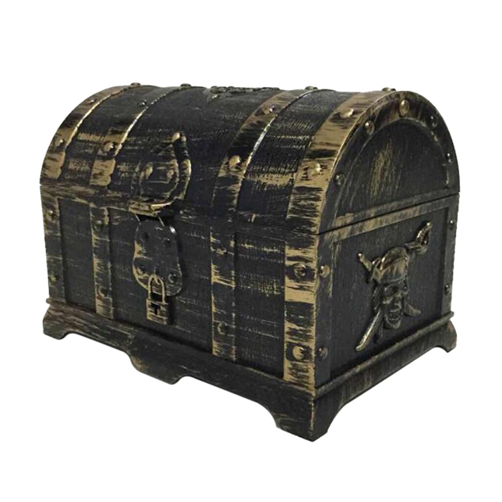 Antique Pirate Treasure Chest Storage and Decorati... – Vicedeal
