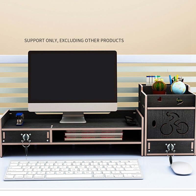 -Black Computer Stand Monitor Increase Stand Z05-S... – Vicedeal