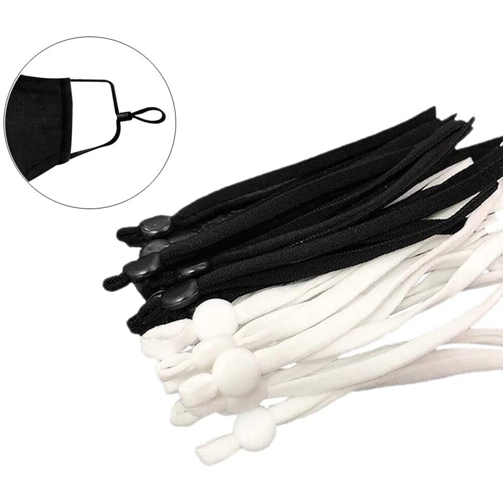 100 Pcs 5mm Elastic Bands With Adjustable Buckle S... – Grandado