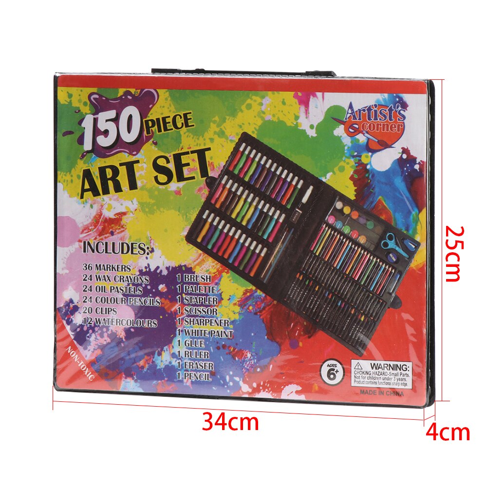 150Pcs/Set Kids Art Children Drawing Water Colour ... – Grandado