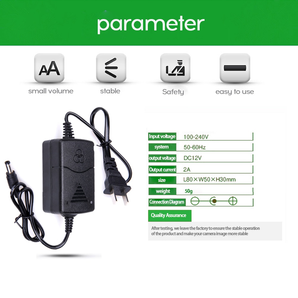 12v 2A Power-Supply-Adapter for Security surveilla... – Vicedeal