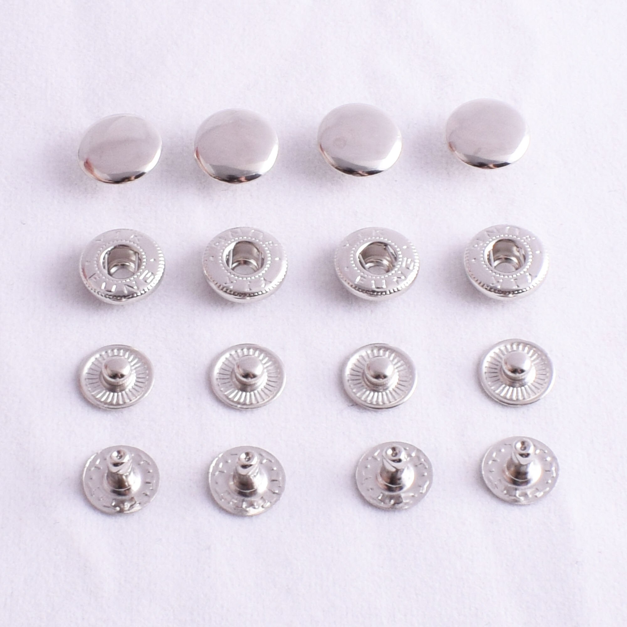 12mm Rose Gold Snap Button Snap Fasteners Press St... – Vicedeal