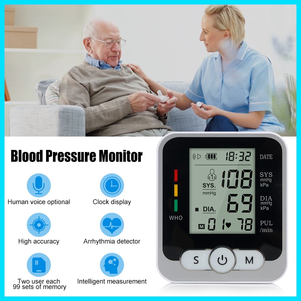 RZ Wrist Blood Pressure Monitor Automatic Digital ... – Grandado