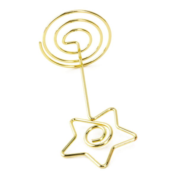 Place Card Holder Gold Table Number Stand Wire Pho... – Grandado