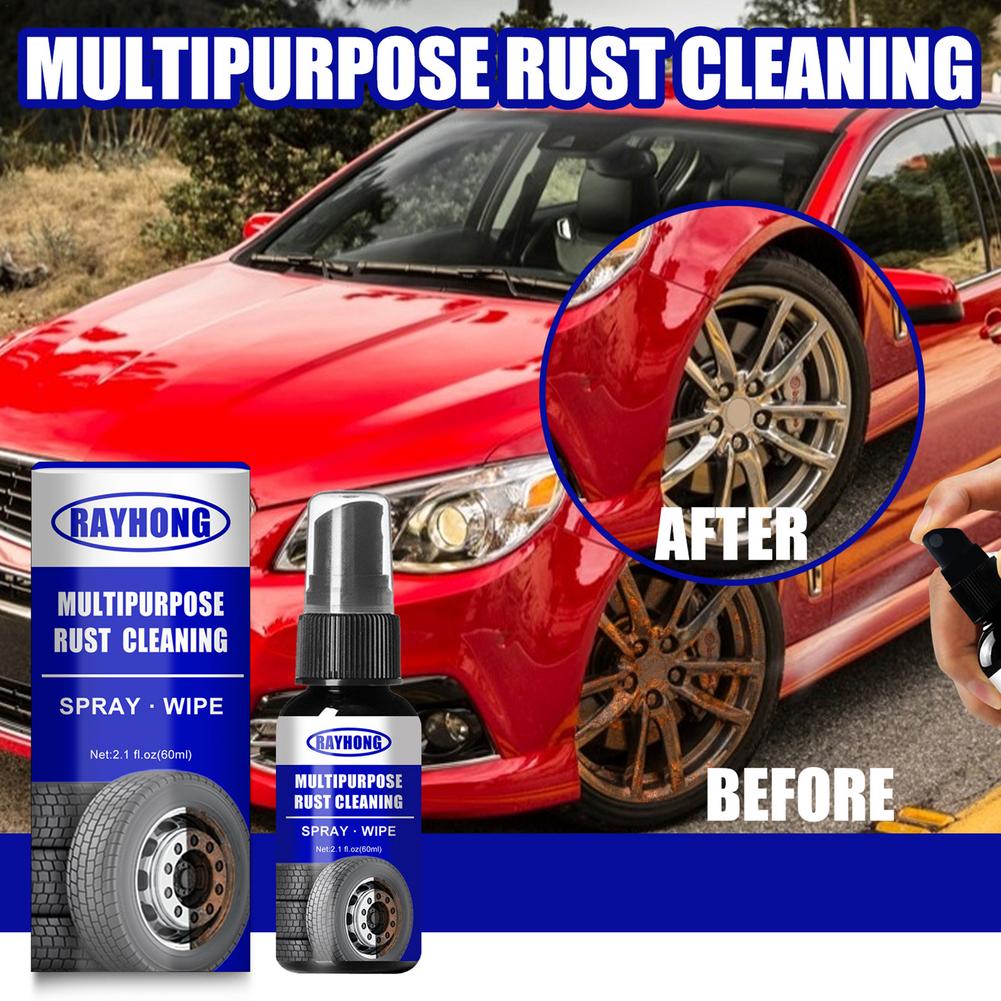 60ml Multi-Purpose Rust Removal Spray Wheel Rim Me... – Vicedeal