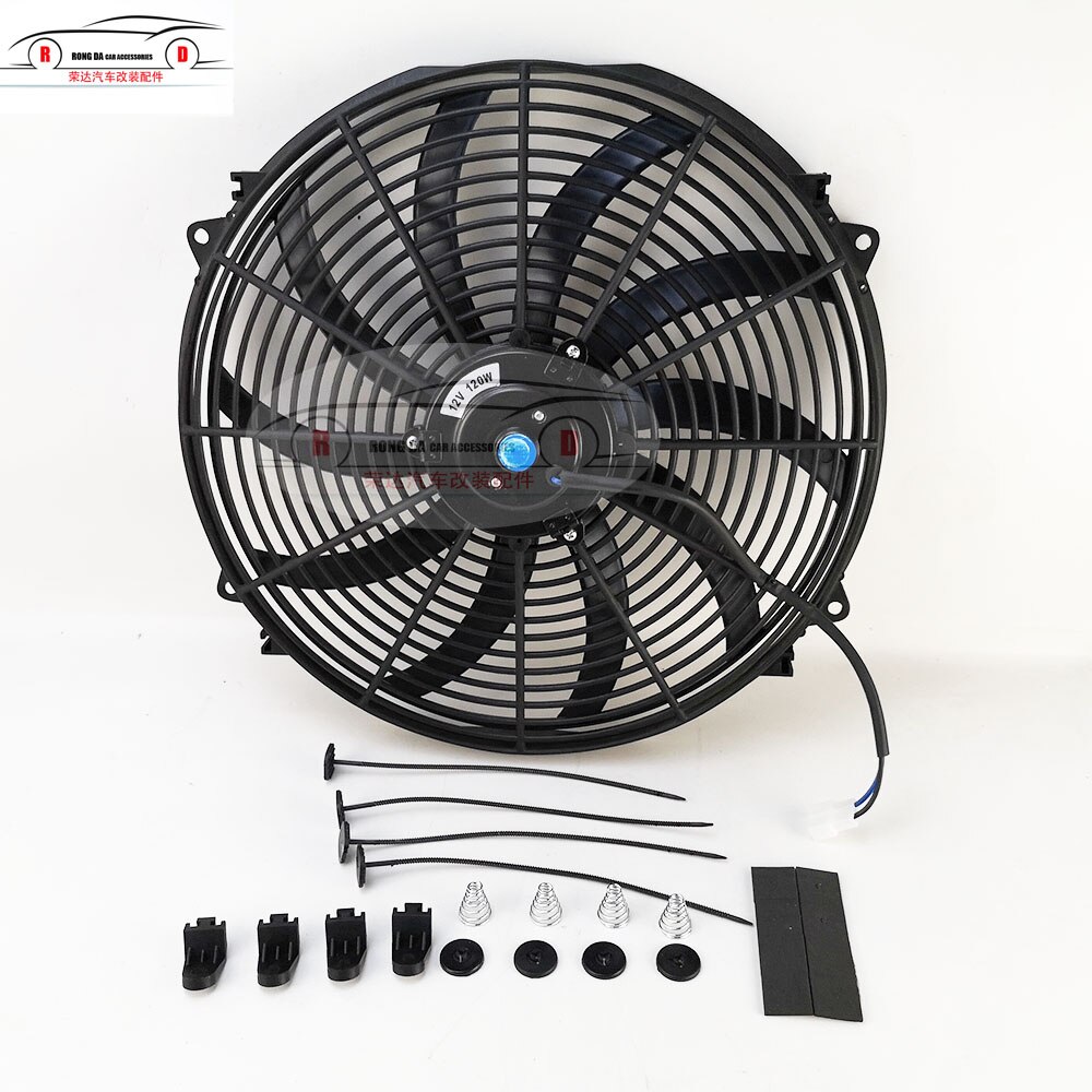 Universal 16 Inch 12V 120W 2100RPM Straight Black ... – Grandado