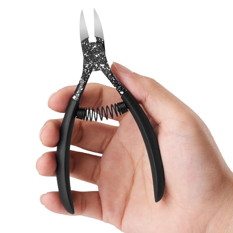 Pinza para cutícula de uñas suave naranja pinzas d... – Grandado