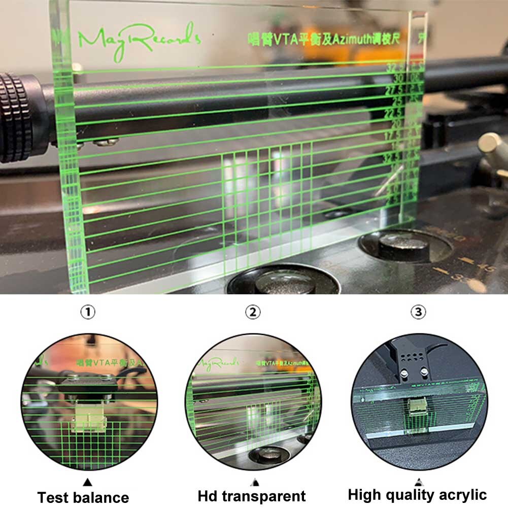 LP Vinyl Balance Ruler Level Acrylic Singing Arm P... – Grandado