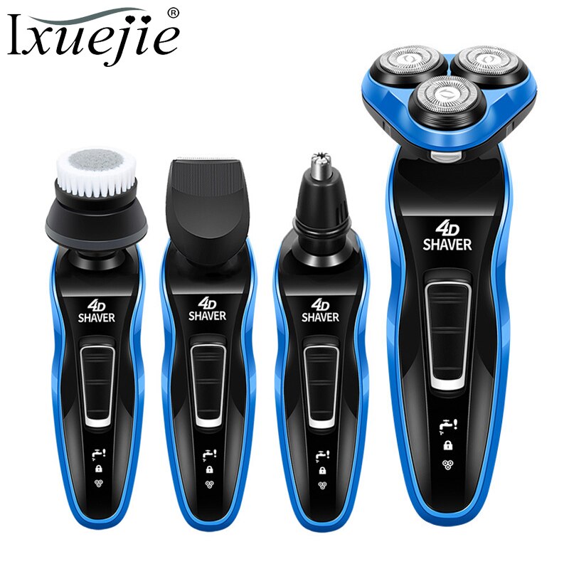 IXueJie Electric Men Shaver Washble Waterproof 4 I... – Grandado