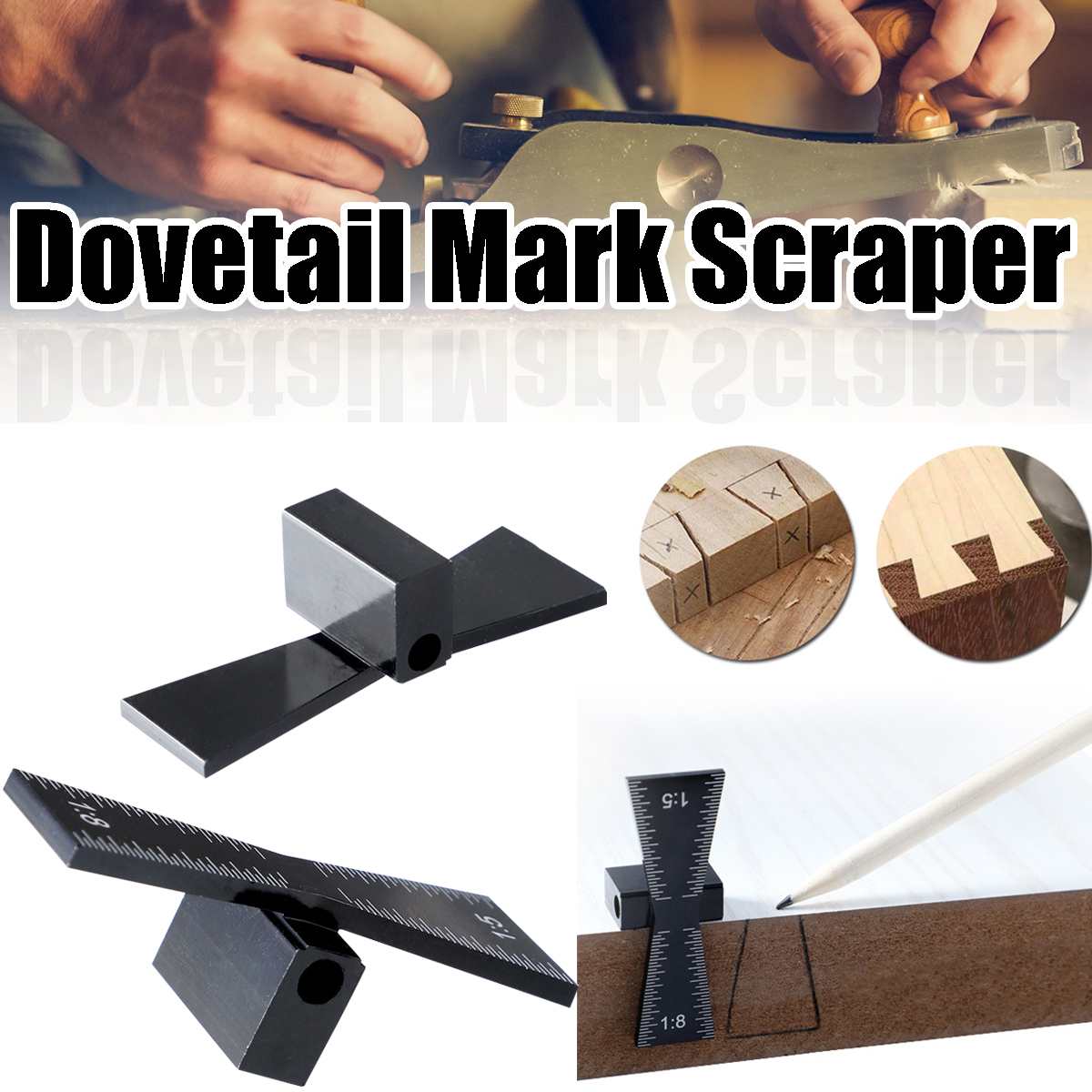 Woodworking Dovetail Marker Aluminum Alloy Dovetai... – Vicedeal