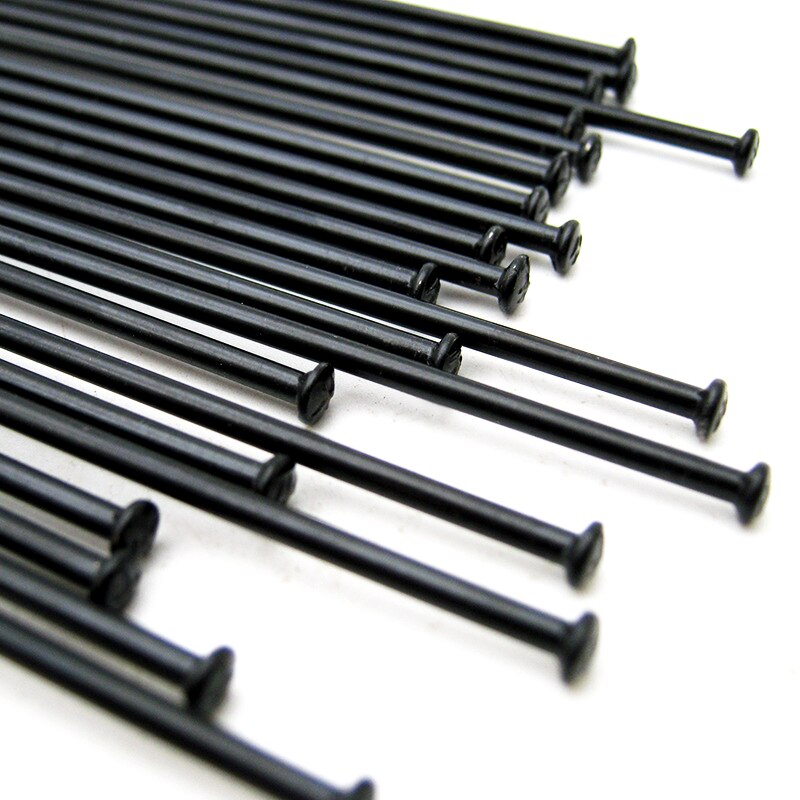 14G/14K Zwart Straight Pull Fiets Spaken Roestvrij... – Grandado