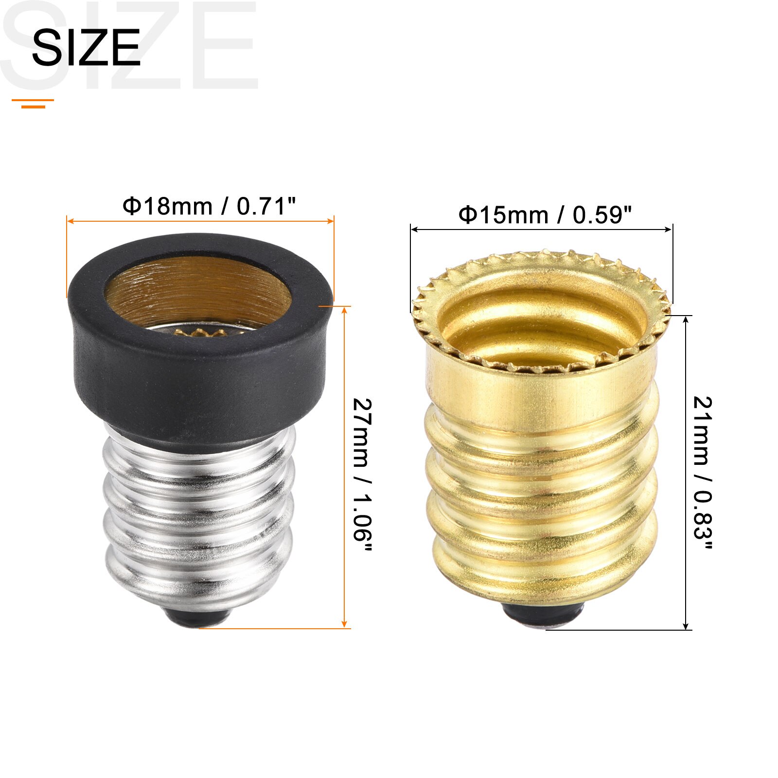 Uxcell Licht Socket Adapter E14 Om E12 Kandelaar L... – Vicedeal