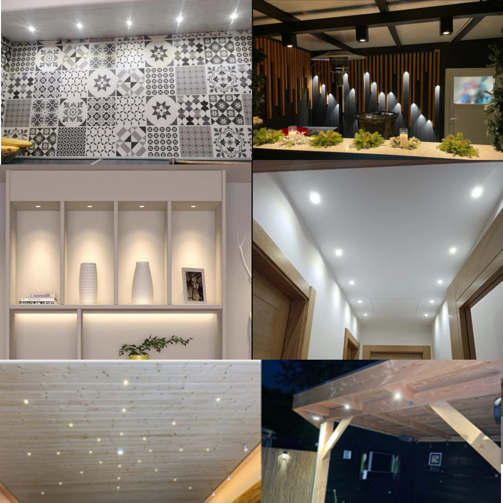 3W Led 30MM Recessed Cabinet Light Mini Spot led D... – Grandado