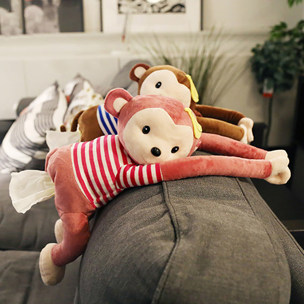 Car Tissue Boxes Monkey Cute Cartoon Home Office C... – Grandado