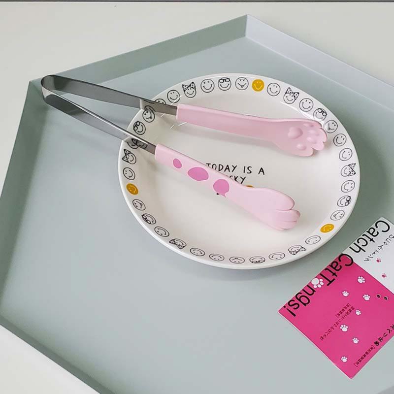 Japanese Cat Paw Shape Food Tongs Cute Cartoon Mea... – Grandado