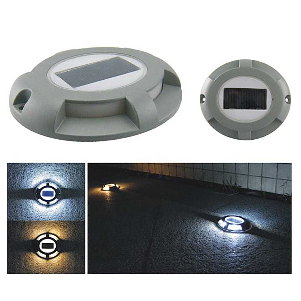 Round Shape Solar Lamp Waterproof Outdoor Yard Saf... – Vicedeal