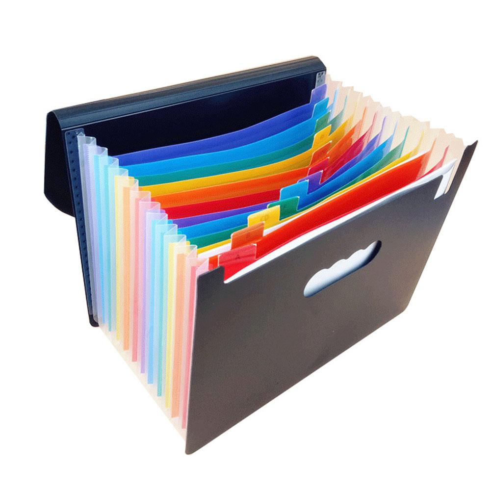 A4 Rope Clasp Pack Colorful Rainbow /Black Folder ... – Grandado