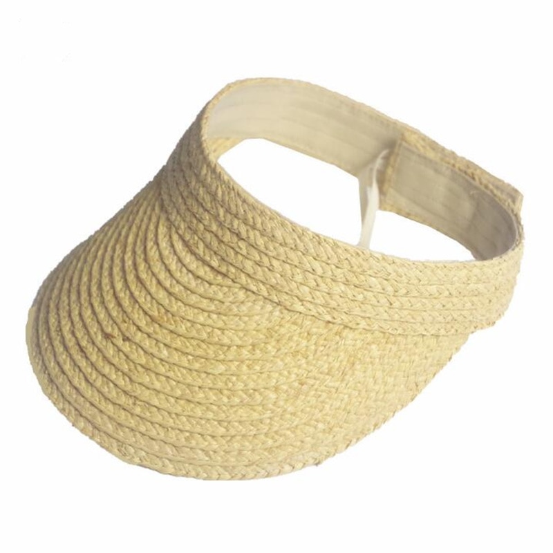 korean summer sun empty visor women straw hat sun ... – Grandado