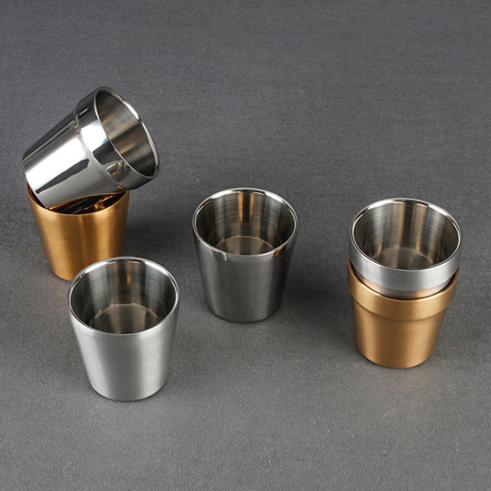 Double Wall Coffee Wine Beer Stainless Steel Mugs ... – Vicedeal