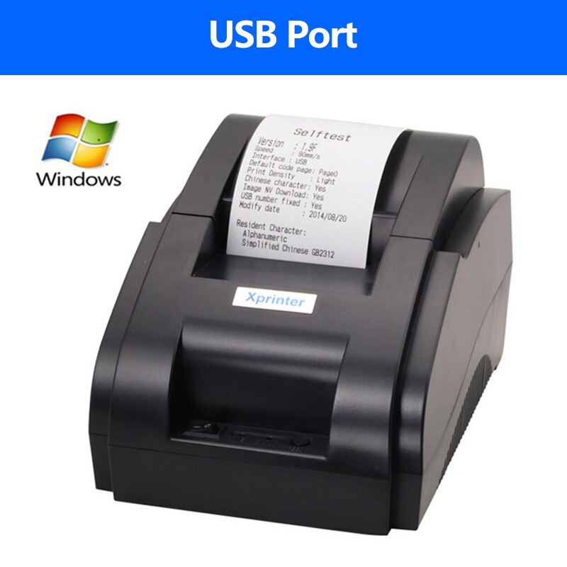 XP-58IIH POS Thermal Direct Printer 58MM Mini Rest... – Grandado