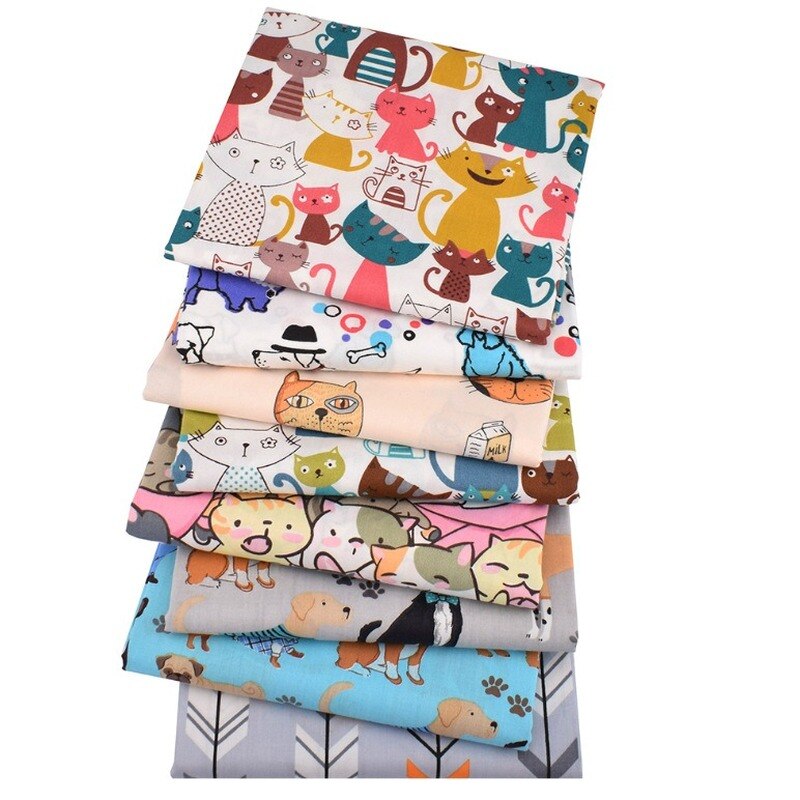 Cotton Printed Shredded Fabric Combination DIY Han... – Vicedeal