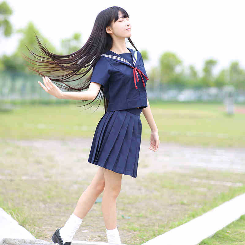 Japanese School Uniforms for Girls Cute Long-lengt... – Grandado