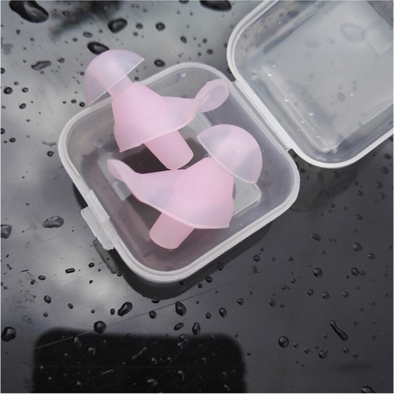 1 Pair Soft Ear Plugs Environmental Silicone Water... – Vicedeal