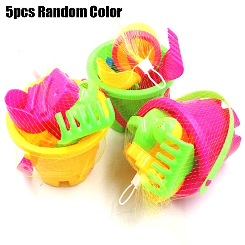 5Pcs/set Castle Bucket Spade Shovel Rake Water Too... – Grandado