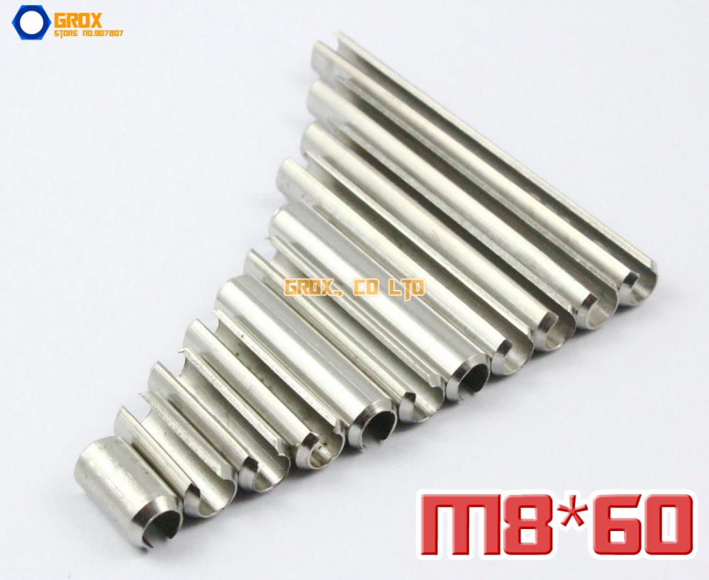 10 Pieces M8 x 60mm 304 Stainless Steel Slotted Sp... – Grandado