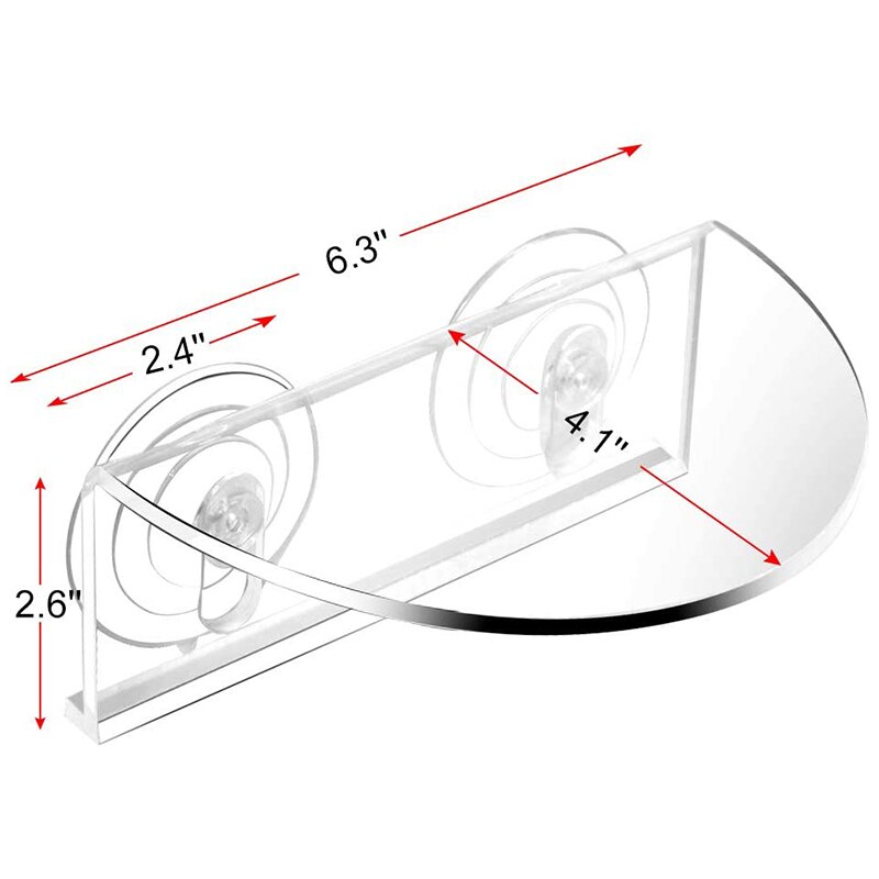 Ledge Suction Cup Window Shelf Acrylic Plant Windo... – Vicedeal