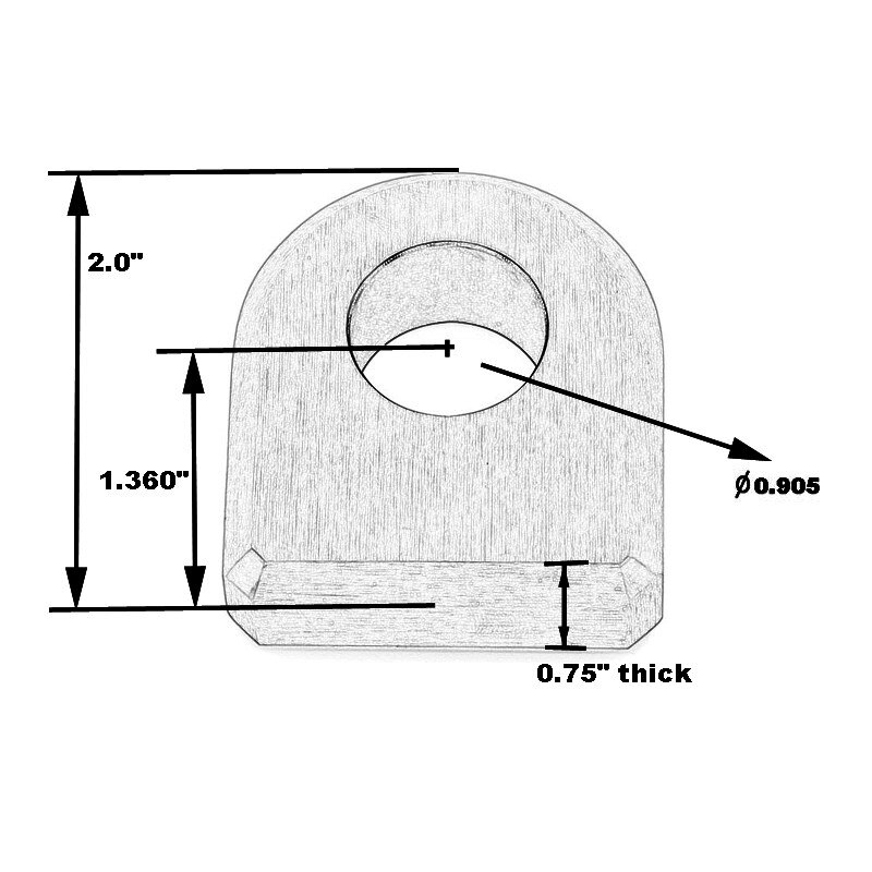 Heavy Duty Weld on D-Ring Clevis Shackl Hydraulic ... – Grandado