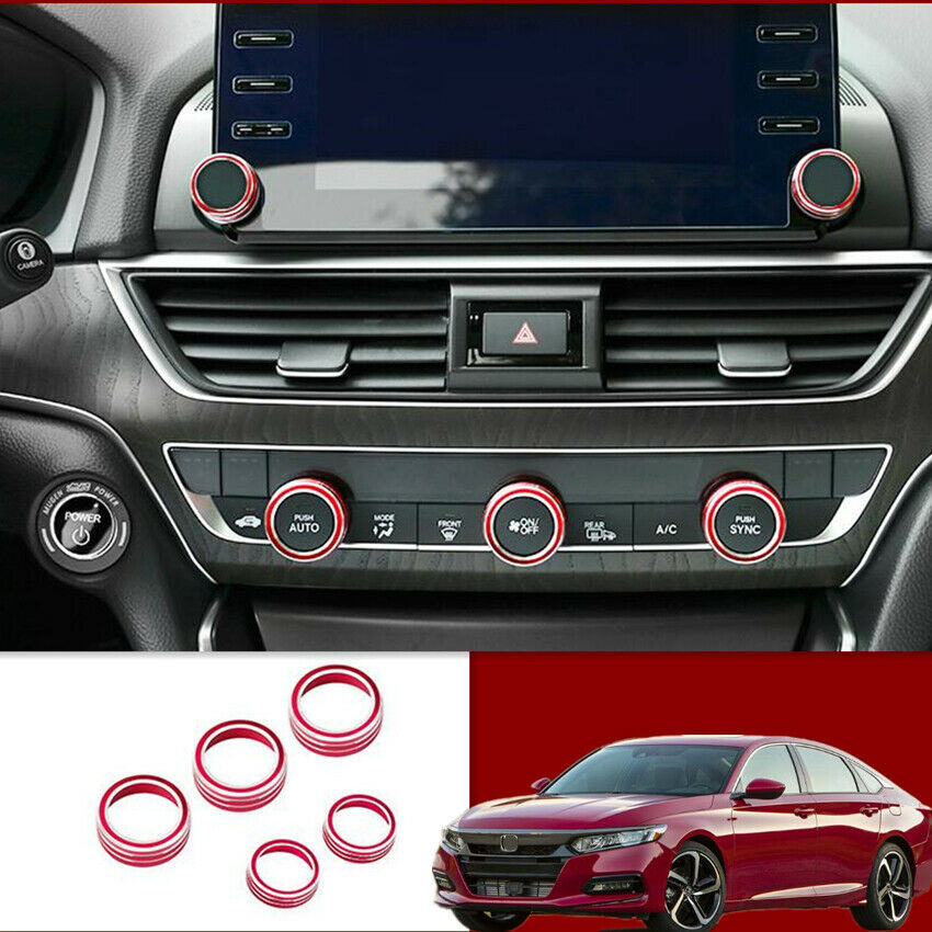 Fit For Honda Accord Red Interior Dashboard Button... – Grandado