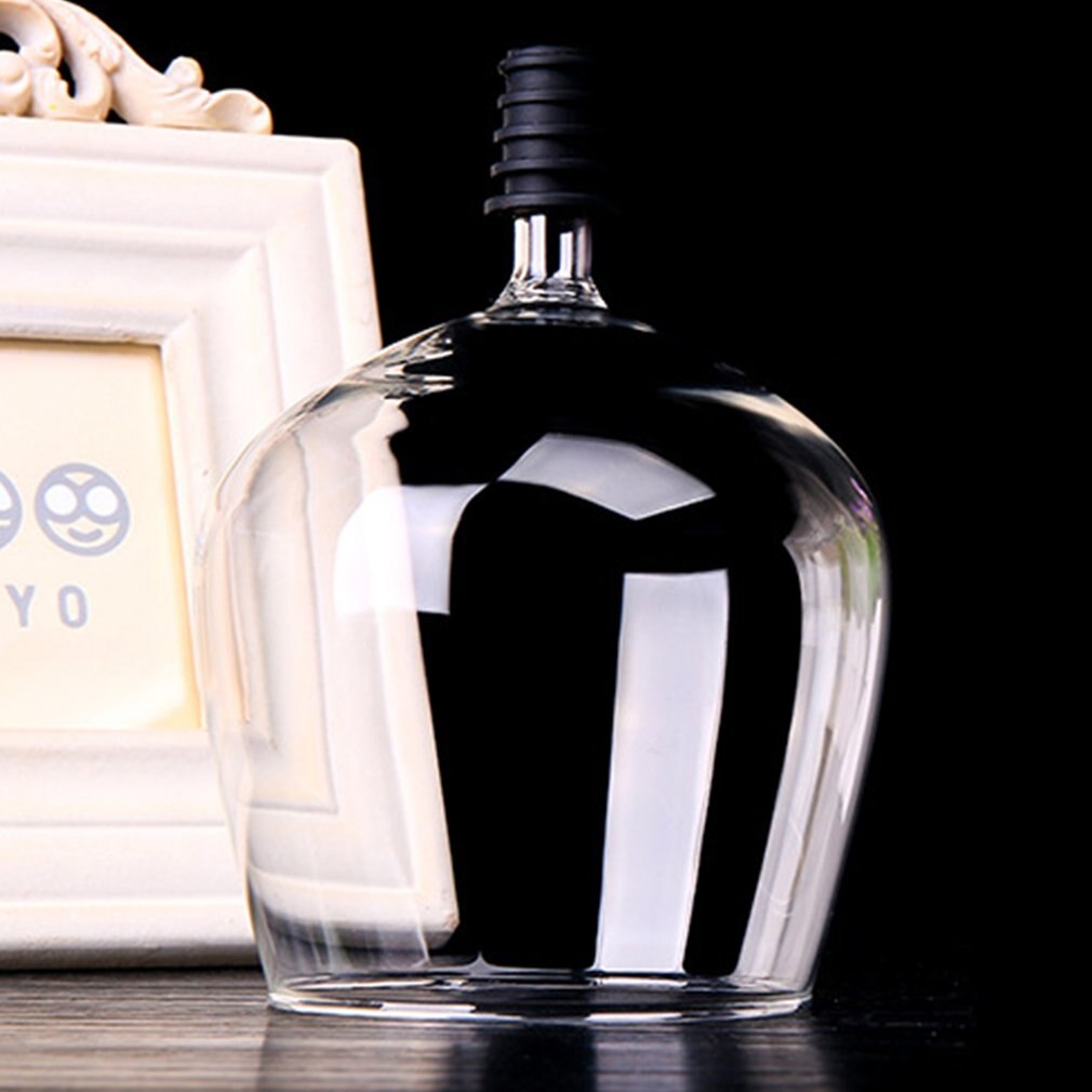 Fashionable Unique Crystal Transparent Glass Red W... – Grandado