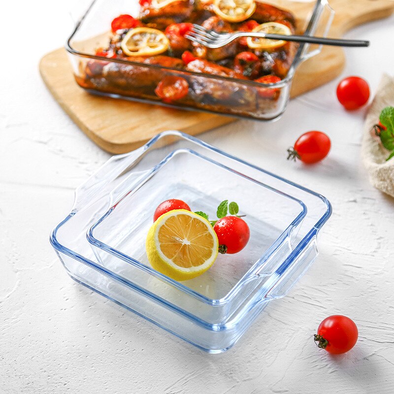 Transparent Microwave Oven Glass Bakeware Saucepan... – Grandado
