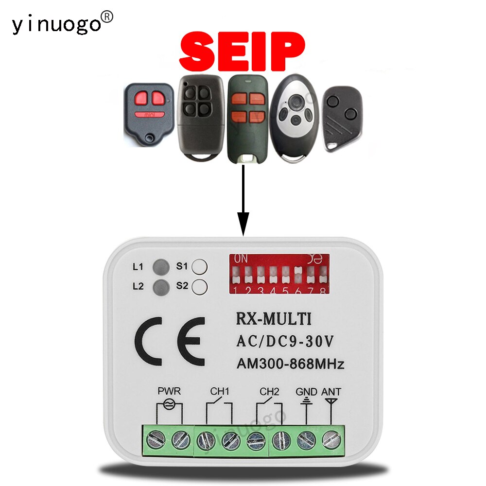 Seip SKRJ433 SKR433-1 SKR433-3 433 RC-AM Garagedeu... – Vicedeal