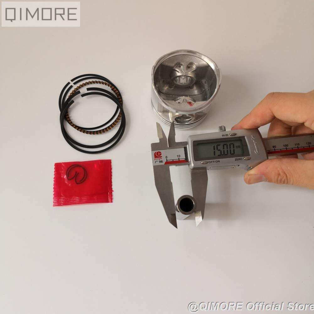 56.5mm standard piston & ring set (15mm wrist pin)... – Grandado