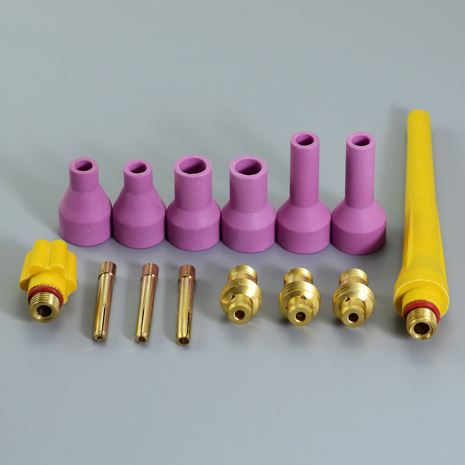 TIG KIT Alumina Nozzle Collet Bodies Back Cap Fit ... – Grandado
