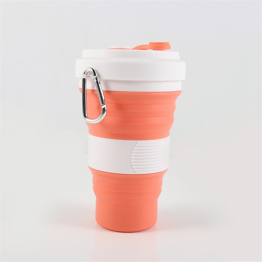 1Pc 550ML Folding Coffee Cup Mugs Silicone Outdoor... – Grandado