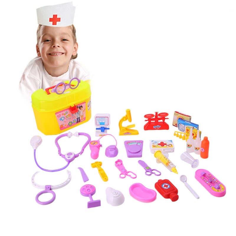 Nurse Doctors Case Pretend Play Kit Kids Medicine ... – Grandado