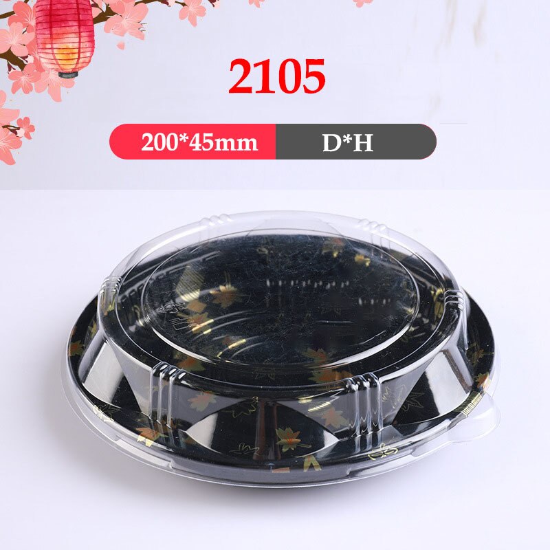 30Pcs Round Sushi Containers Bento Sushi Packing B... – Vicedeal
